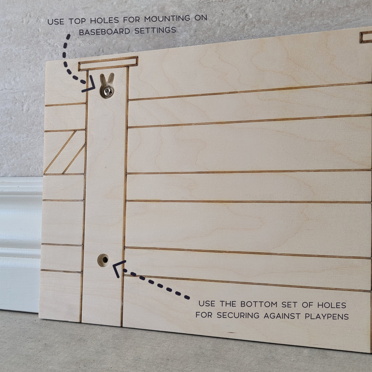 Baseboard Protector Panel – Bunadventure Series