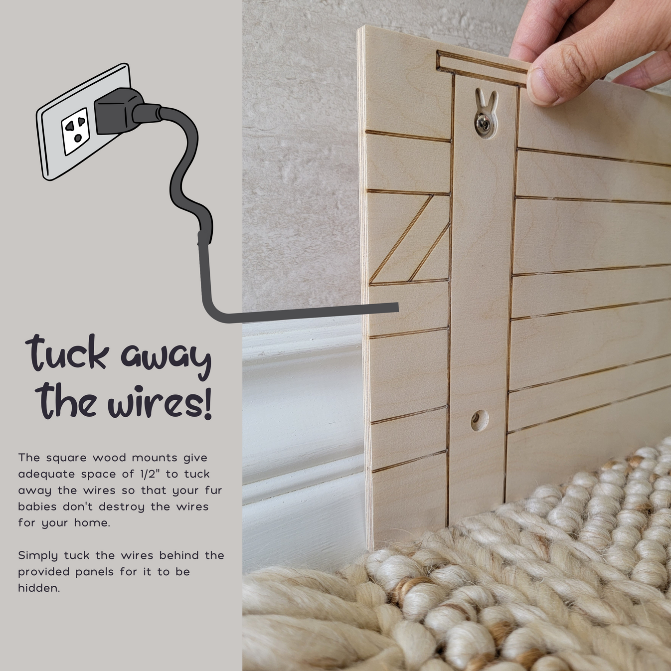 Baseboard Protector Panel – Bunadventure Series